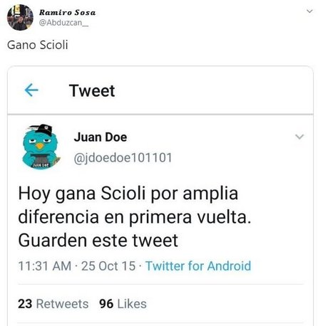 Memes Scioli Perdedor
